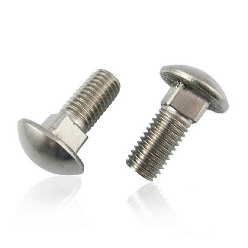 China DIN603 Round Head Square Neck Carriage Bolt Stainless Steel 304 316 manufacturers and ...