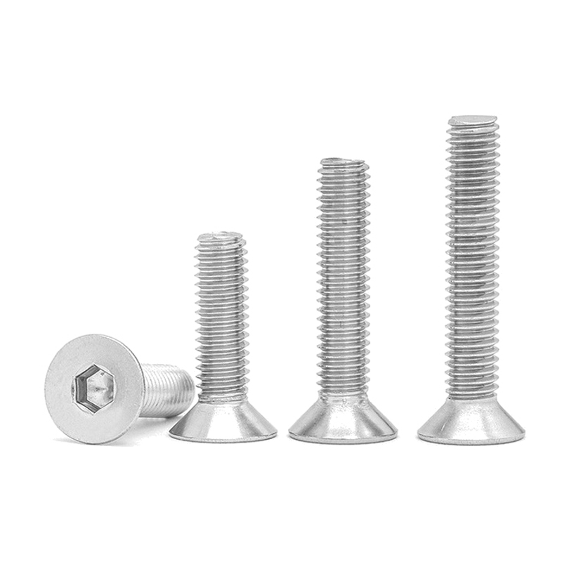 China DIN7991 Hex Socket Flat Head CSK Screw Grade Stainless Steel 304 ...