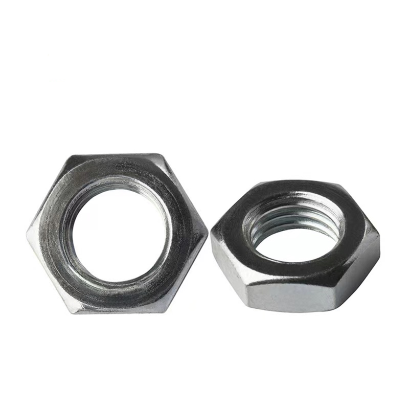 China Stainless steel DIN 936 Hexagon thin nuts Jam Nut hex nut ...